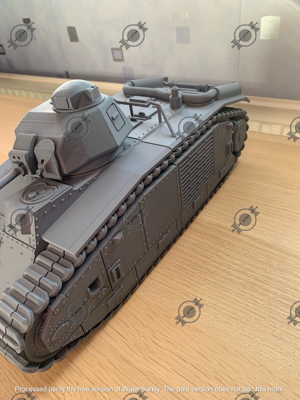 WW2 FRENCH HEAVY TANK CHAR B1 BIS, 3D PRINTED, MANY SCALES AVAILABLE | eBay