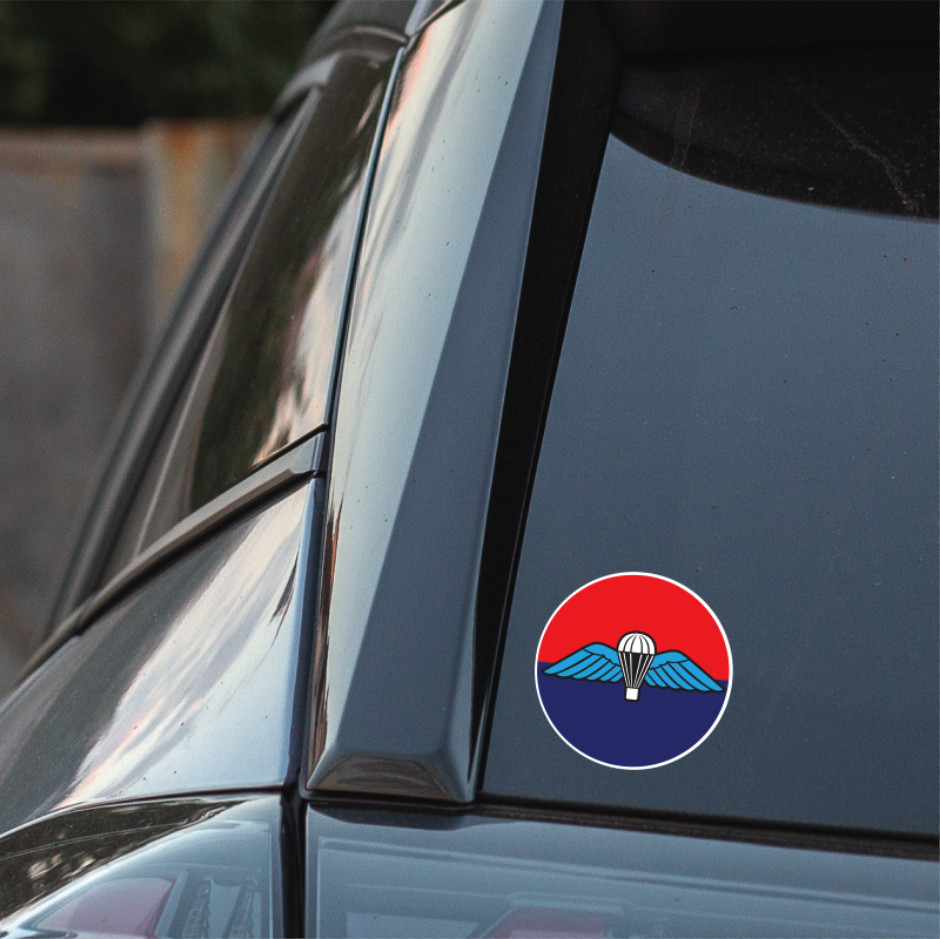 Airborne Royal Artillery Sticker (7RHA) - 10cm - Waterproof Vinyl ...