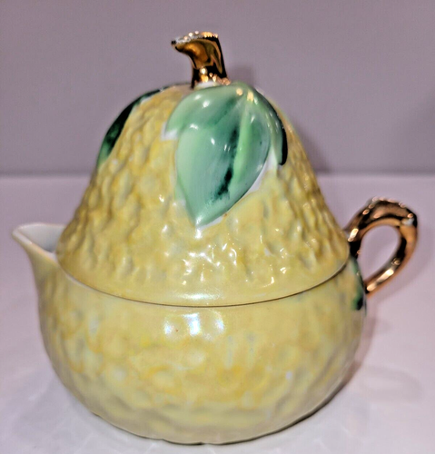 Vintage Lemon Juicer Reamer Lidded Hand Painted Porcelain Luster Glaze Japan | eBay