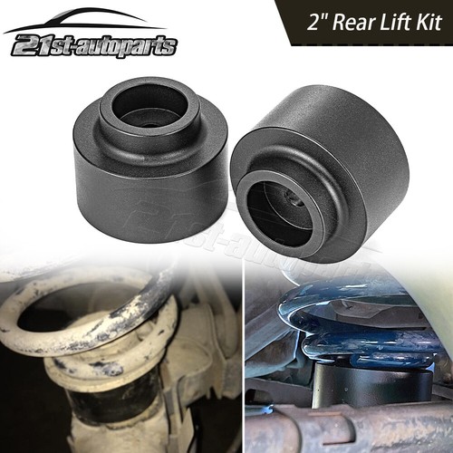 Rear Leveling Kit | 2" Lift | for Chevy GMC Tahoe Yukon Black Pair ...