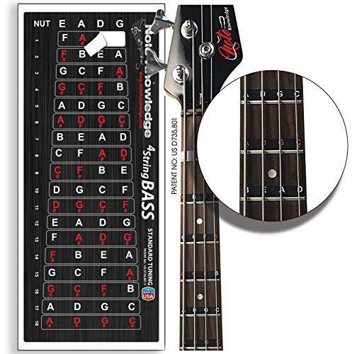 Bass Guitar Fretboard Note Map Decals/stickers for Learning Notes ...