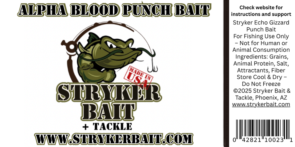 Stryker Bait Punch Bait – Tournament Winning Formula for Big Catfish | eBay