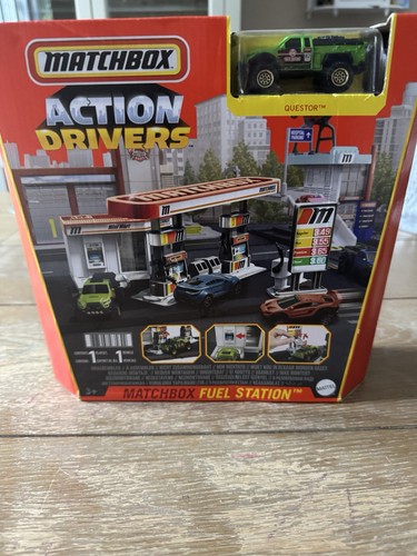 Matchbox Action Drivers Fuel Station Playset with Truck | eBay