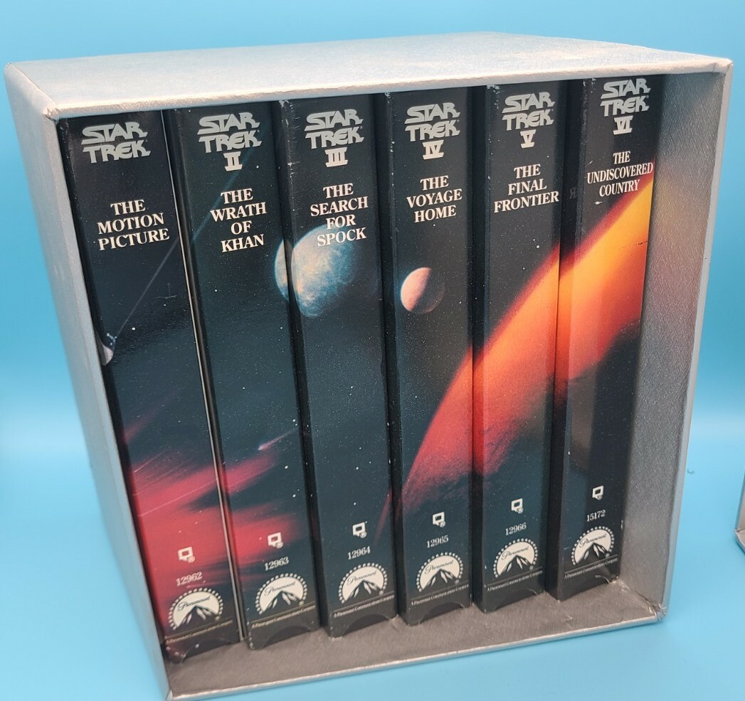 Star Trek The Screen Voyages 6 VHS Widescreen Box Set Paramount 1993 ...