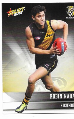 2012 AFL SELECT CHAMPIONS RICHMOND ROBIN NAHAS # 162 COMMON CARD | eBay ...