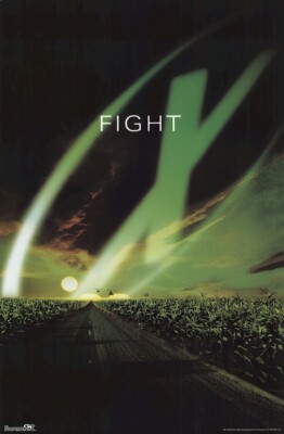 The X-Files - TV Show / Movie Poster / Print (Fight / Green) | eBay