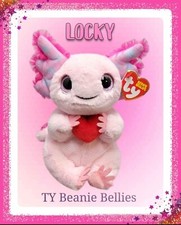 Locky the Axolotl - Beanie Bellies - Beaniepedia