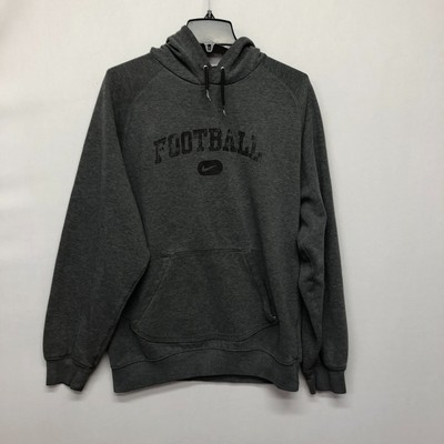 Vintage Nike Men Football Pullover Hoodie Sweatshirt Size Large Gray ...