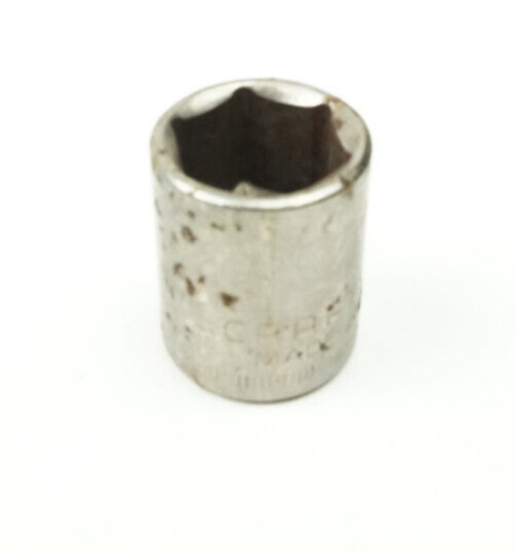 Craftsman -↊⅁- 14mm 6 Point Shallow Chrome Socket 3/8" Drive 43546 USA ...