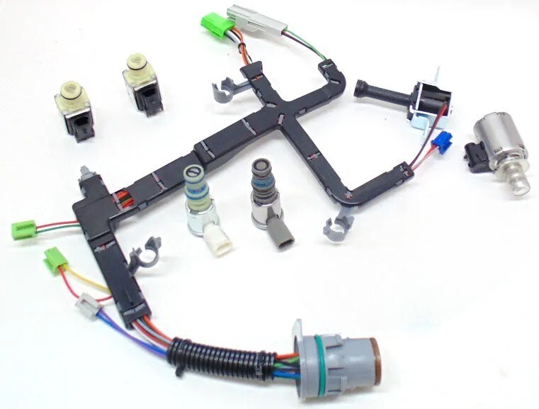 4L60E 4L65E 4L70E Transmission Solenoid Kit W/Harness 2009-On 6pc Set ...