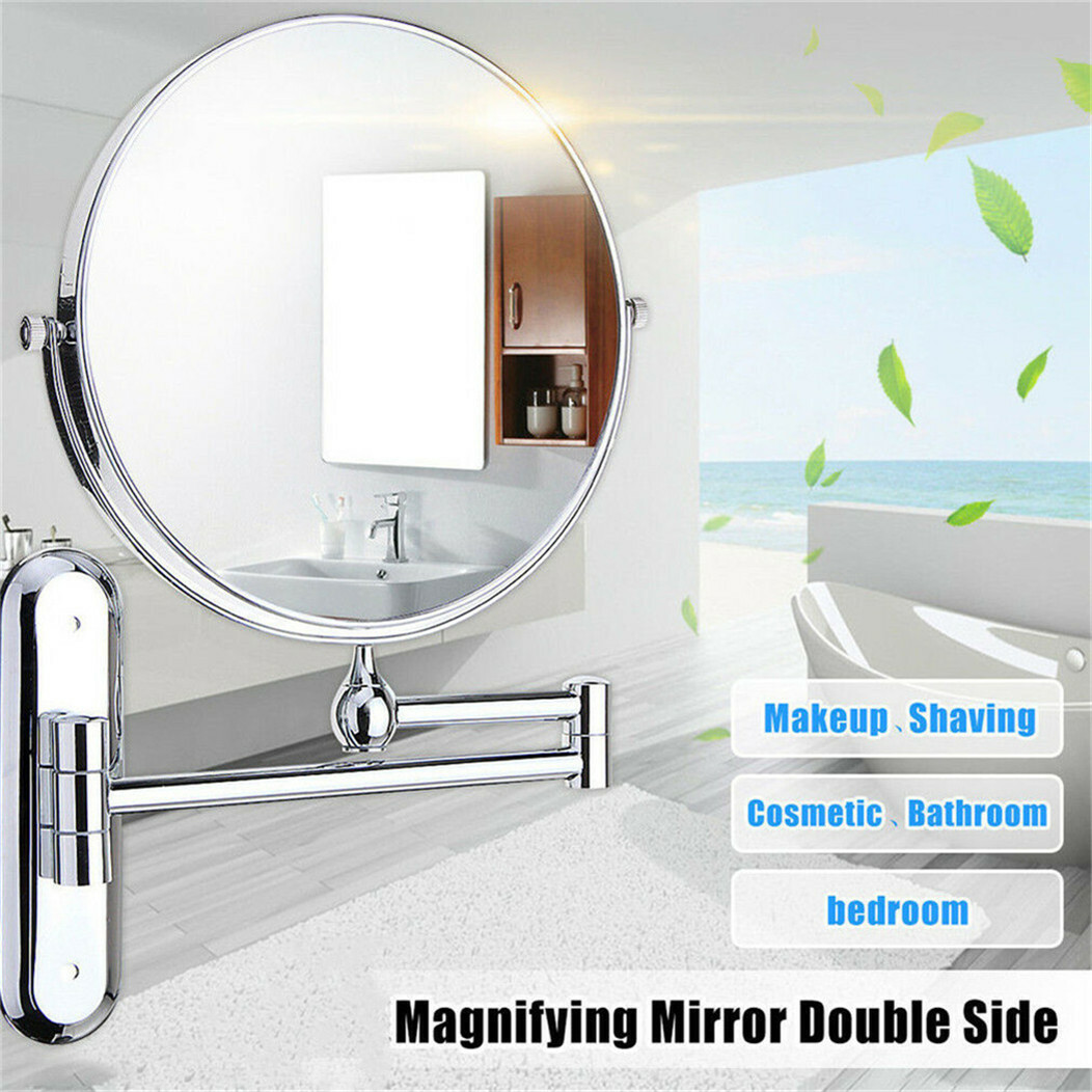 Wall Mounted Extendable Mirror Bathroom ATYUJKB Makeup Mirror Wall