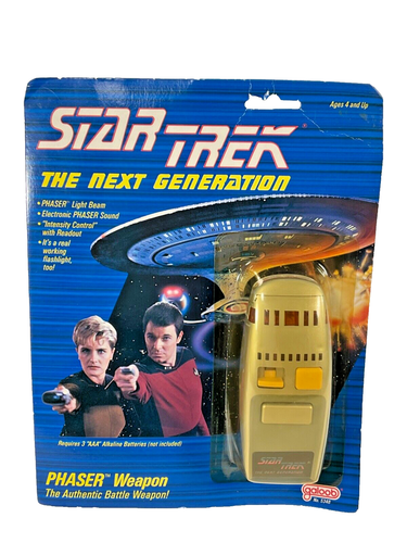 1988 Galoob, Star Trek The Next Generation, Mark VI PHASER WEAPON ...