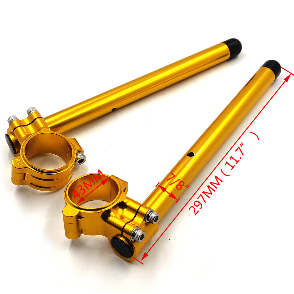 43mm 45mm 48mm 50mm 52mm 53mm 55mm Fork Clip-ons Handle Bar Riser ...