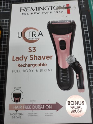 Remington Ultra S3 Lady Shaver Rechargeable Full Body & Bikini | eBay ...