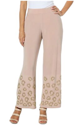 Antthony Embellished Studio Stretch Pull-On Pant French Toast | eBay