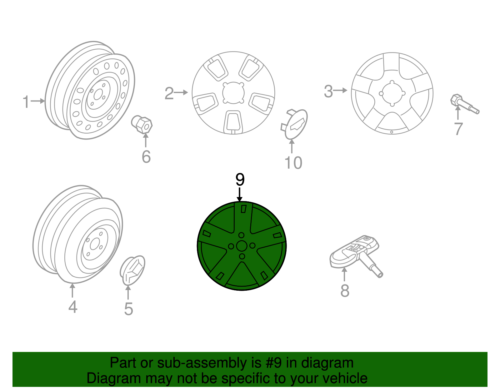 Chevrolet GM OEM 06-11 Aveo Wheels-Wheel Cover 96653144 | eBay