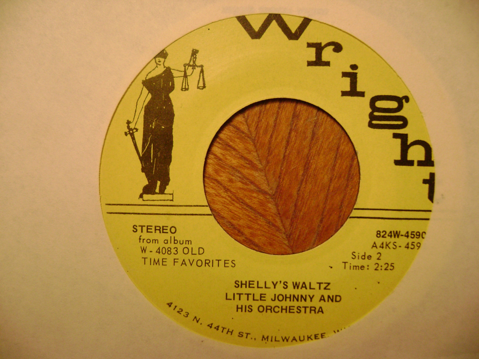 WRIGHT 45 RECORD/ LITTLE JOHNNY/ TUMBLING TUMBLE WEEDS/ SHELLY'S WALTZ/ NR MINT | eBay