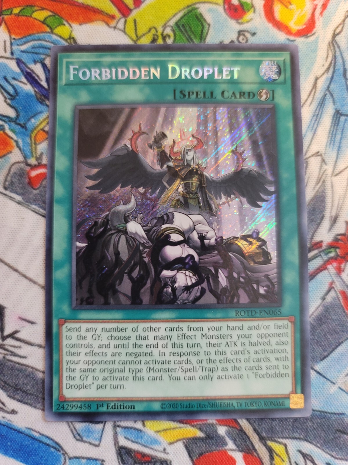 YuGioh Forbidden Droplet NM (1st Ed.) ROTD-EN065 Secret Rare Card | eBay