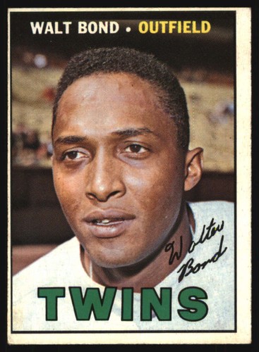 1967 Topps #224 Walt Bond VG/VGEX Twins 568866 | eBay