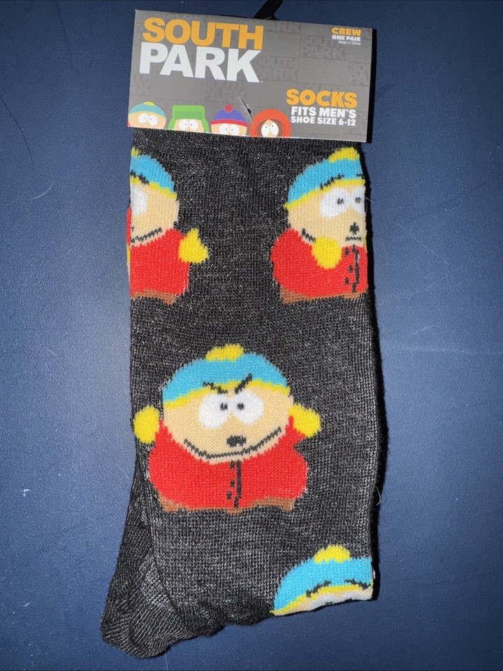 South Park - Eric Cartman - Size Men's 6-12 - One Pair - Novelty Socks ...