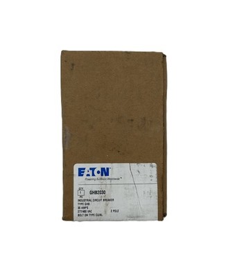 Eaton GHB2030 Industrial Circuit Breaker Bolt On 30A 2-Pole 277/480VAC ...