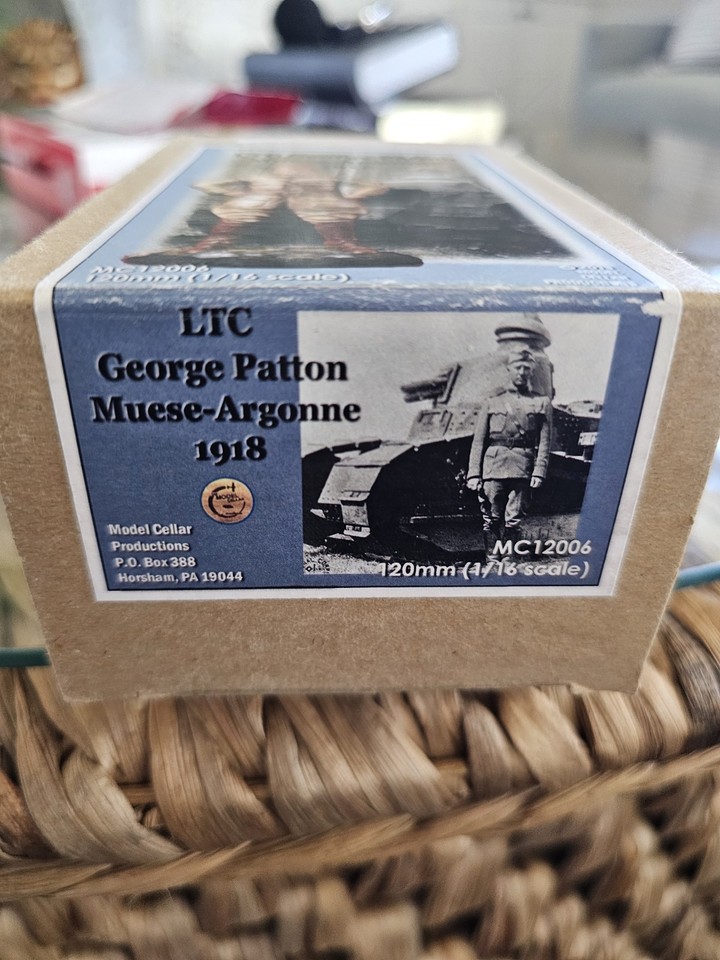 LTC George Patton Muese-Argonne 1918 1/16 Scale Model Figure Kit NEW | eBay