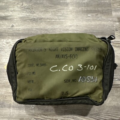 ANVIS-6 Army pouch for Night Vistion System, Surplus USGI GWOT | eBay