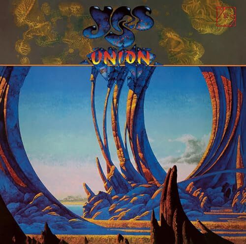 YES UNION Blue Vinyl Record LP ×2 Limited Edition w/ Bonus Track Japan ...