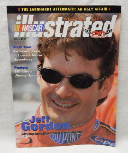 Nascar Illustrated June 2001 Magazine With Two Posters Never Removed | eBay