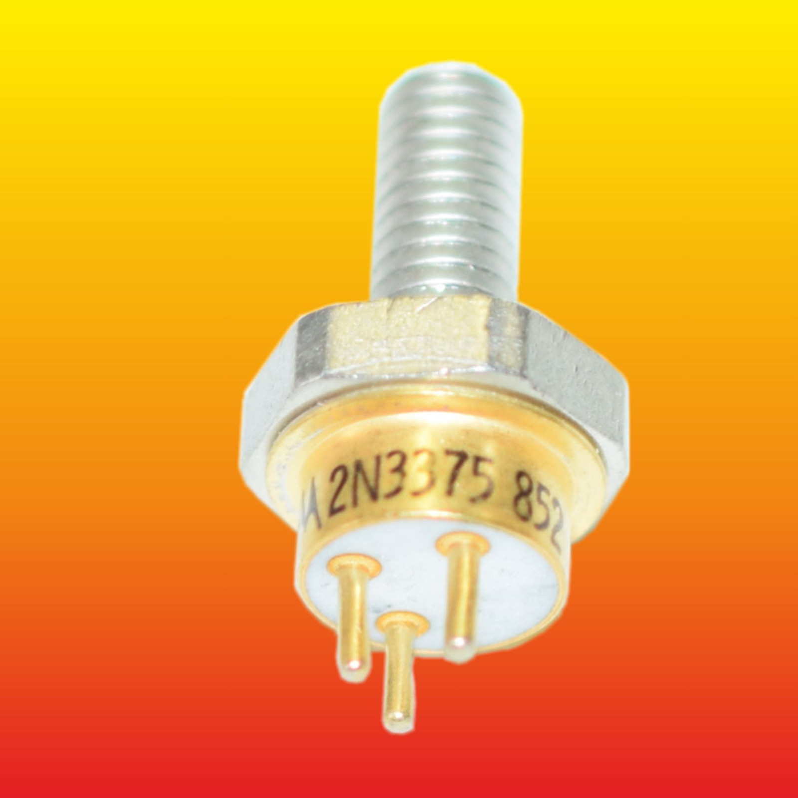 2N3375 MOTOROLA Si n-p-n RF UHF MICROWAVE GOLD BIPOLAR POWER TRANSISTOR ...