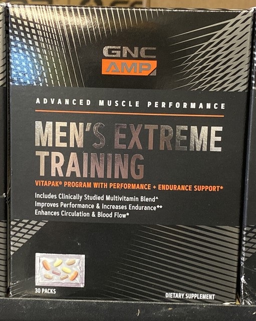 GNC Extreme Training Vitapak Capsule - 30 Count for sale online | eBay