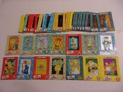 The Simpsons Film Cardz Series 1 Complete Set 45 Trading Cards 2000 ...