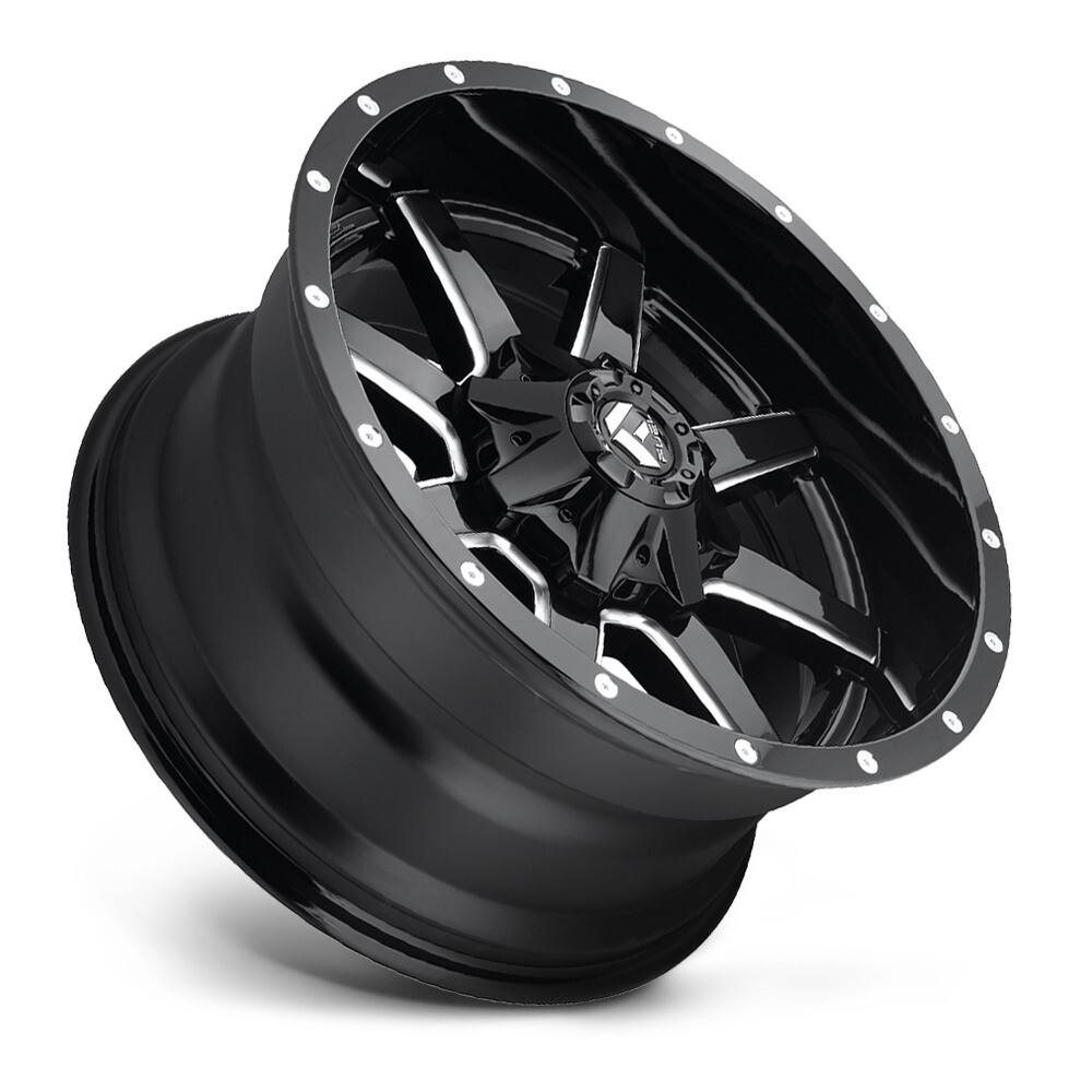 Fuel 20x9 D610 Maverick Wheel Gloss Black Milled 8x180 PCD +20mm Offset ...