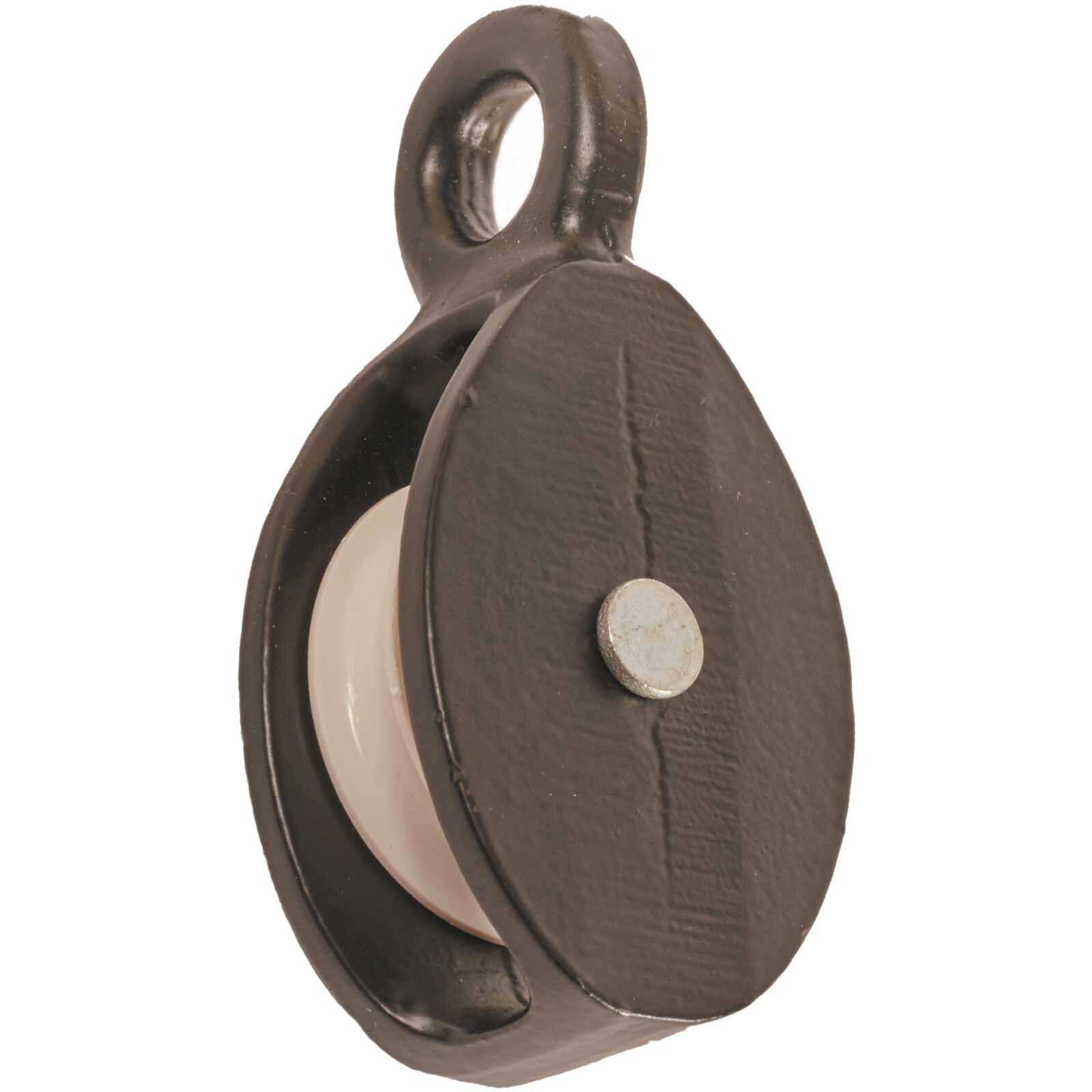 Pulleys Pulley Wheel Cast Nylon 38-44mm Galv Black White Awning Rack ...