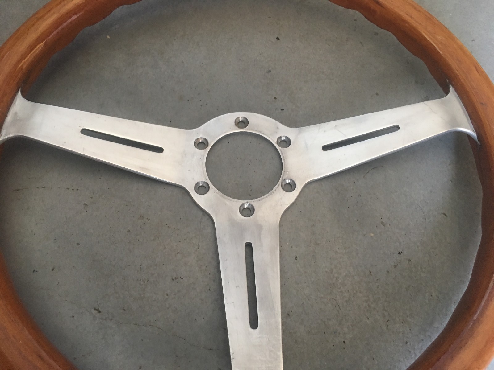 Porsche 356 Wood Steering Wheel made in Italy date stamped 7/81 | eBay ...