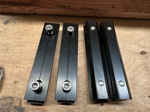 4x Solar Rail Joiners Splice PV ezRack ECO Rail Splice Joiner BLACK ...