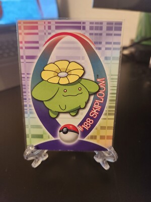 Skiploom 2001 Topps Pokémon TV Animation Johto Sticker Card #188 32 of ...