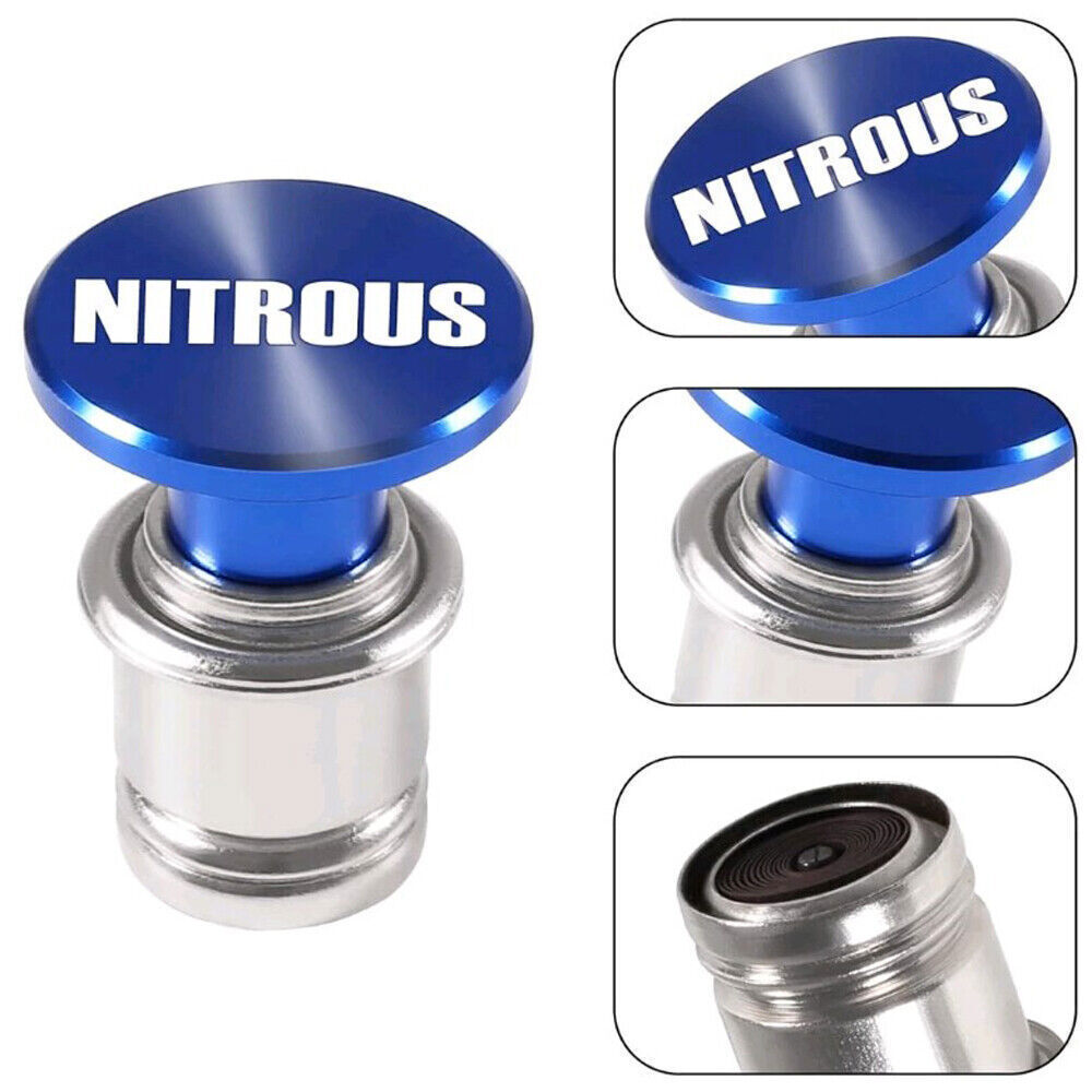 Blue Car Cigarette Lighter NITROUS Button Replacement Plug Cover Auto ...