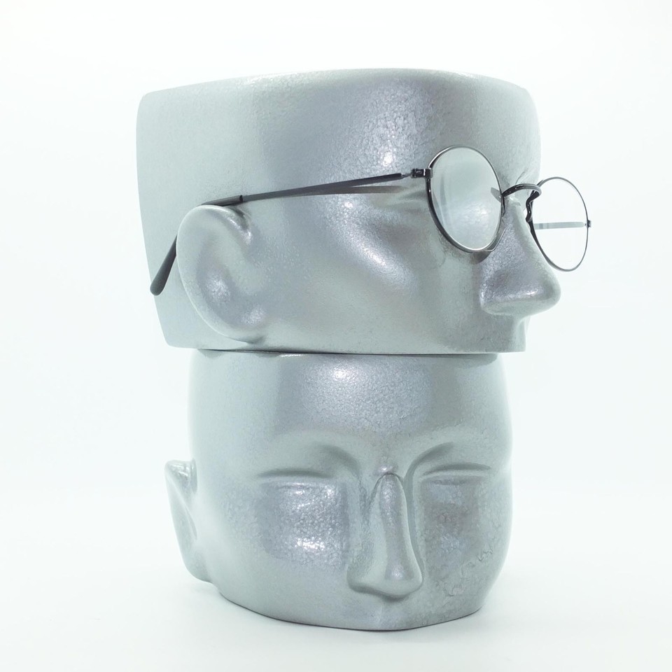 Simple Oval Black Metal Wire Frame Square Bridge Reading Glasses +1.25 ...