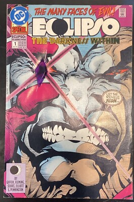 Eclipso: The Darkness Within #1 The Many Faces of Evil DC Comics July 1992 Comic | eBay