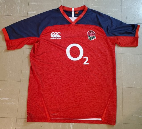 Canterbury England O2 02 Soccer Jersey World Cup Men's Adult Size XL ...