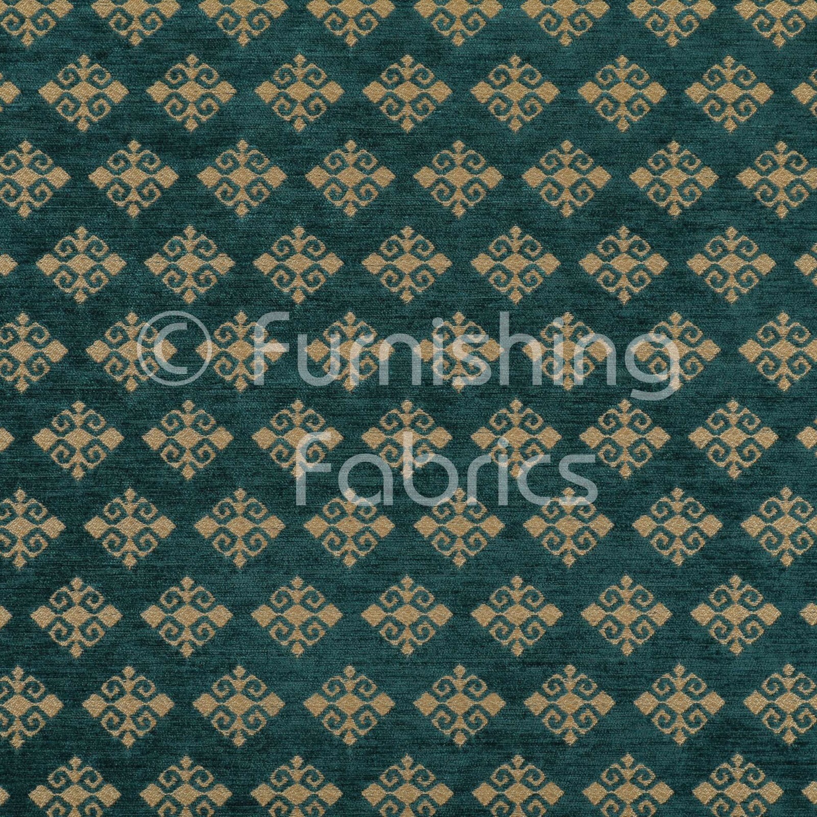 New Soft Modern Quality Diamond Pattern In Blue Teal Gold Upholstery ...