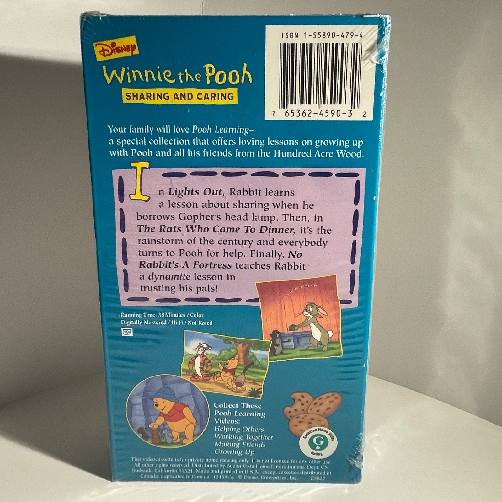Winnie the Pooh - Pooh Learning - Sharing and Caring (VHS, 1994) for ...