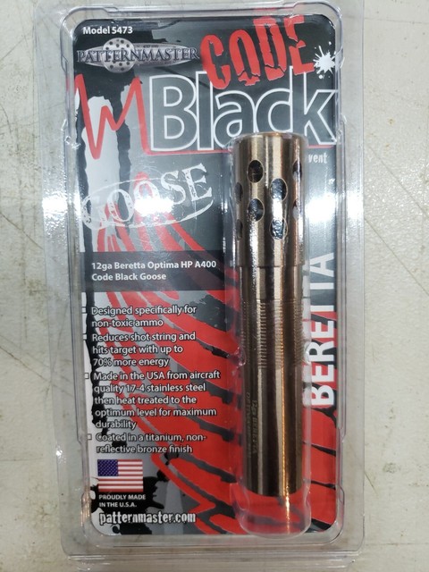 Patternmaster 12ga Beretta Optima HP A400 Code Black Goose 5473 for ...