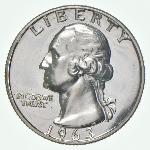 1963 Proof Washington Quarter 90% Silver *7381 | eBay