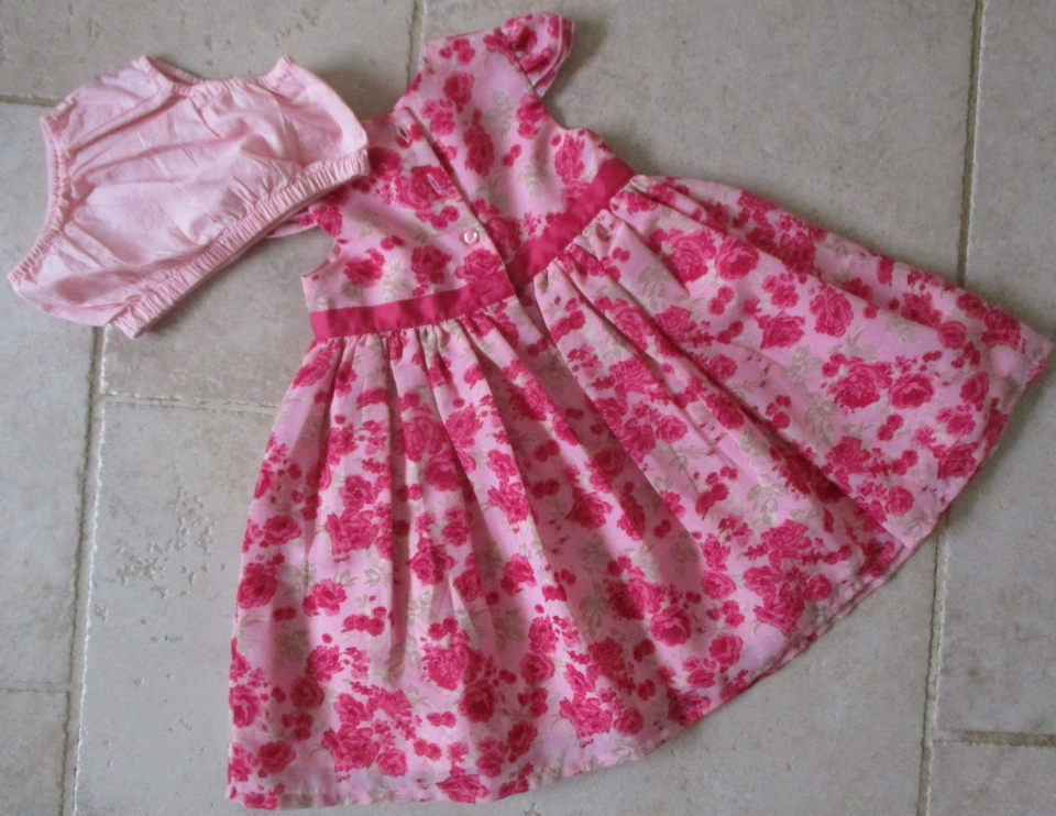 Pretty GEORGE Girls Pink Floral Party Dress age 9 - 12 months | eBay