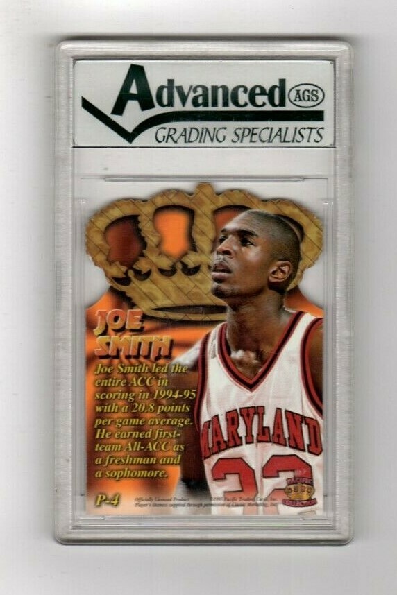 1995 Pacific Prisms Platinum Crown Die Cut #P4 JOE SMITH rookie AGS GEM ...