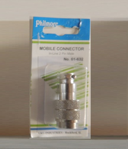 Philmore 61-632 - 2 Pin In-Line Male Mobile Connector | eBay