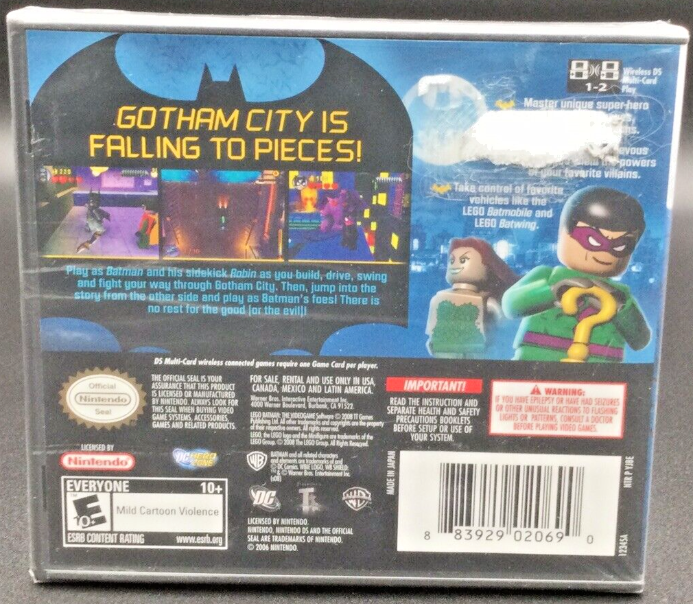 LEGO Batman: The Videogame (Nintendo DS, 2008) for sale online | eBay