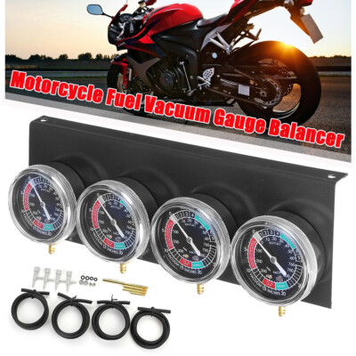 4 Cylinder Motorcycle Fuel Vacuum Carburetor Synchronizer Gauge Carb ...